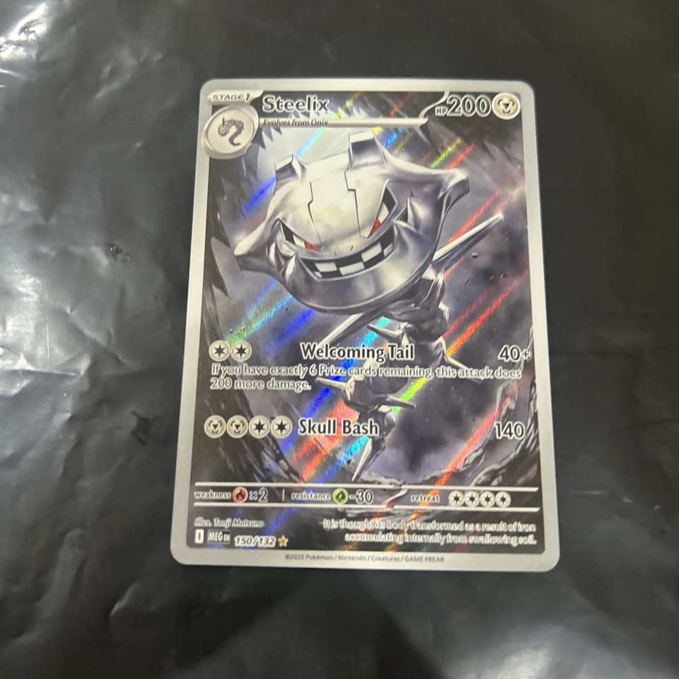 Steelix 150/132 Me01: Mega Evolution Holo Illustration Rare | eBay