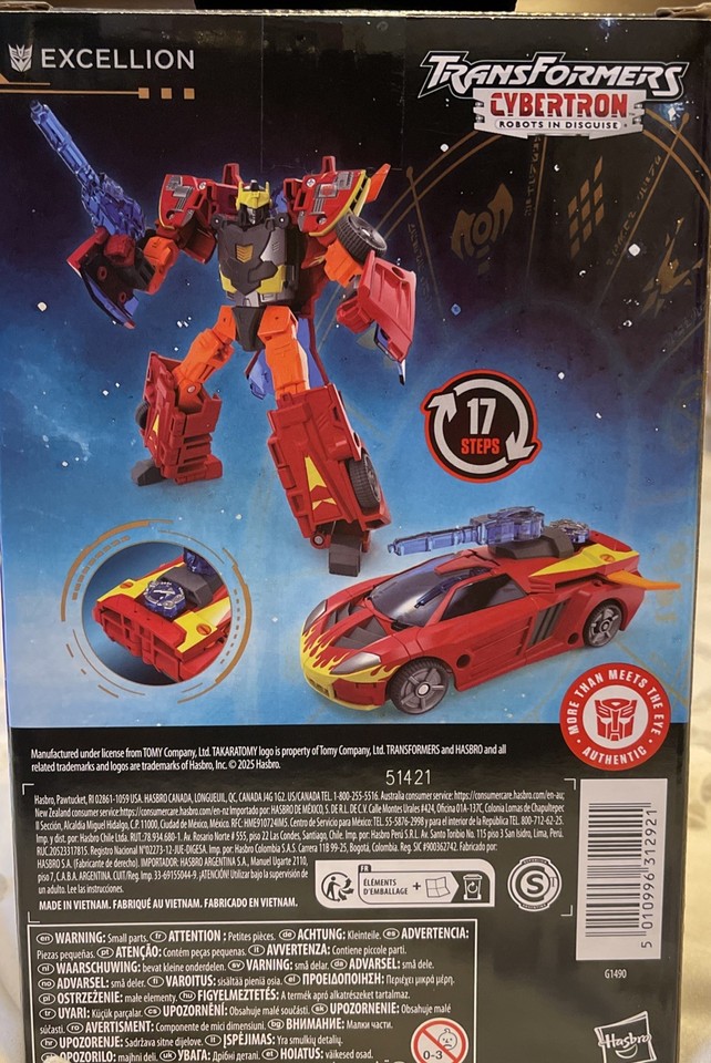 Hasbro Transformers Age of the Primes Excellion Deluxe Action Figure ...