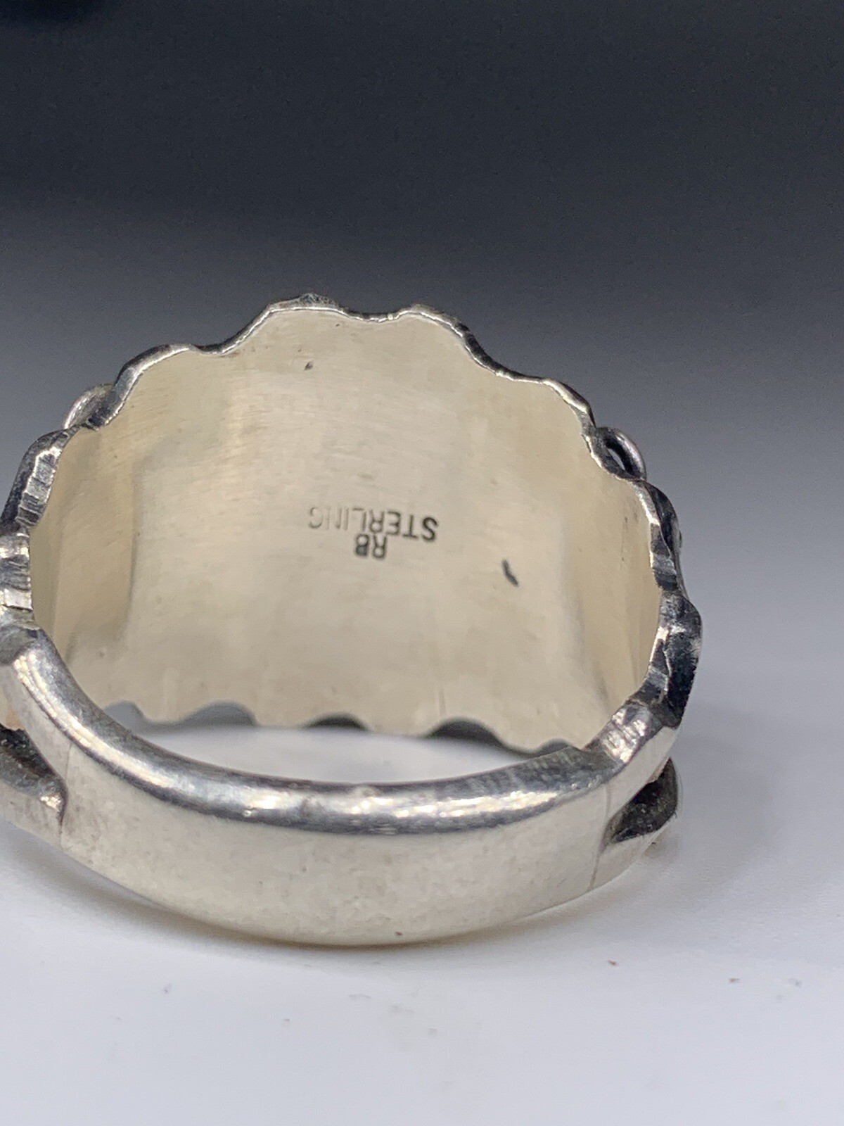 Vintage Signed RB "Running Bear" Sterling Silver & Co… - Gem