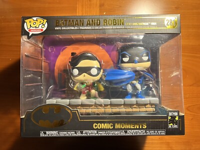 Funko Pop Batman and Robin #281 New Look Batman 1964 Comic Moments ...