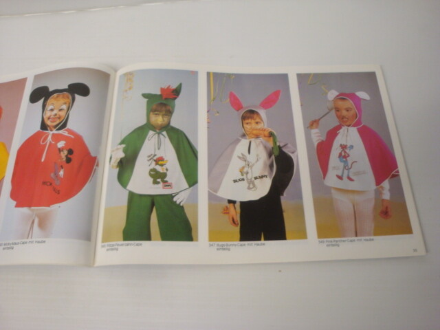 Old Catalog Costume ANDREA 1988 MOTU Pink Panther Asterix Obelix Zorro ...