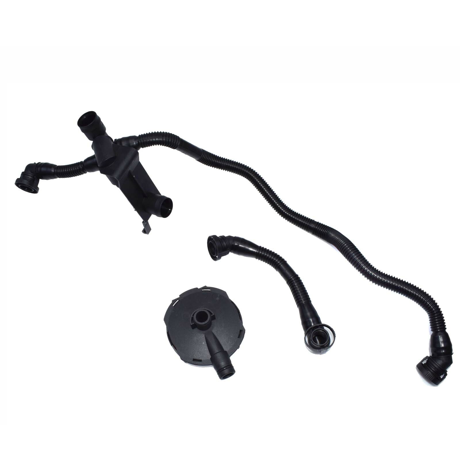 3PCS PCV Breather Hoses & Valve For AUDI A4 A6 A8 3.0 V6 06C103217H ...