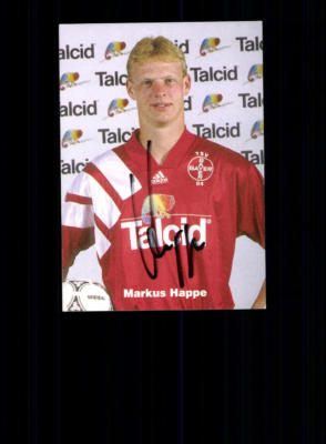 Markus Happe Autogrammkarte Bayer Leverkusen 1994-95 Original Signiert ...