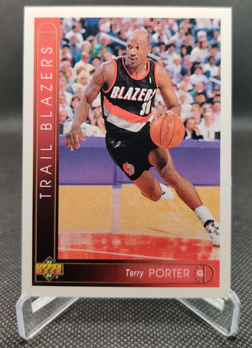 1993-94 Upper Deck #105 Terry Porter Portland Trail Blazers Basketball ...