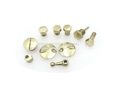 Brass Studs Nuts Kit Compatible With Royal Enfield Bullet | eBay