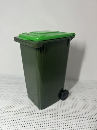 MASTEC Mini Aussie Wheelie Bin Toy - Green Lid Garbage Rubbish Waste ...