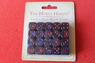 Games Workshop Forgeworld Night Lords Legion Dice Warhammer 40k BNIB ...