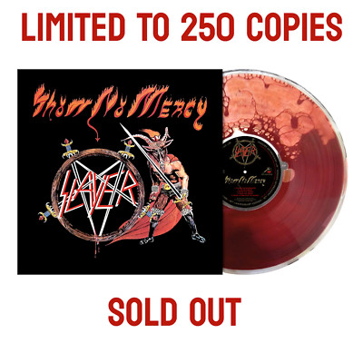 Slayer Show No Mercy LIQUID BLOOD FILLED xx/250 Vinyl LP 40th Anni ...