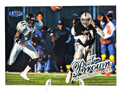 Tim Brown 1998 Fleer Ultra Football Card #180 - Raw Condition - FREE ...