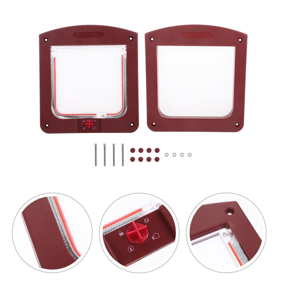 Cat Door Door Flap Dog Cat Door Flap Small Pet Flap Replace Pet Dog ...