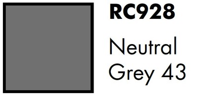 Real Colors Military: Neutral Grey 43 Lacquer Based Paint 17ml Bottle ...