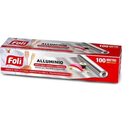 FOLÌ 12 CONFEZIONI ALLUMINIO MT.100 8032621624152 | eBay