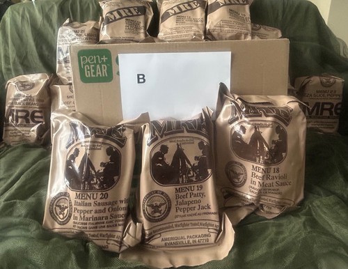 Inspected/Repackaged Military MRE's Case B Insp. 2025 Exp. 2027 | eBay