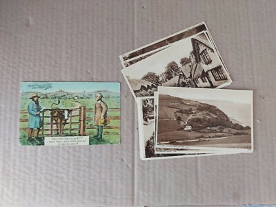 Old Joblot collection IOW Isle Of Wight Postcards and one 1914 IOW Card ...