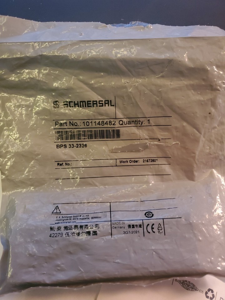 101148482, SCHMERSAL, Bps 33-2326 Magnet Actuator | eBay