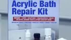 Putty Bath Repair Kit, Acrylic White Solution for Repairing Cracks ...