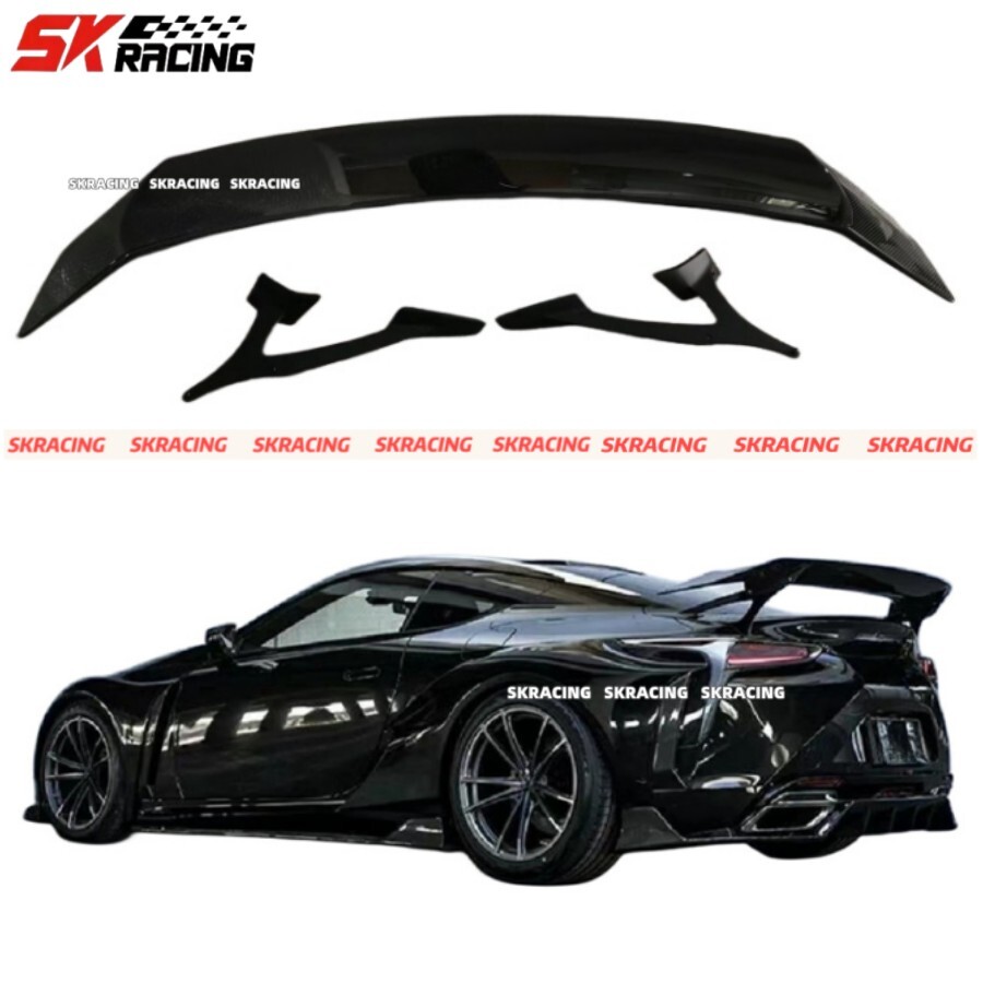 Dry Carbon Fiber Rear Trunk Spoiler Wing Bodykit For Lexus LC500 LC500h ...