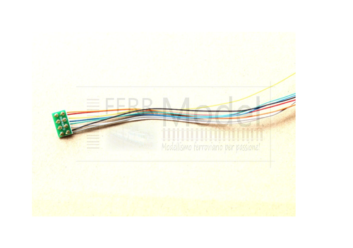 LaisDcc 860047 - 8-Pole NEM 652 Male Decoder Plug/Socket. Wired | eBay