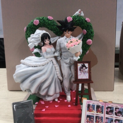 1:6 Scale Dragon Ball Chichi & Son Goku Married Ver. Figure Statue ...