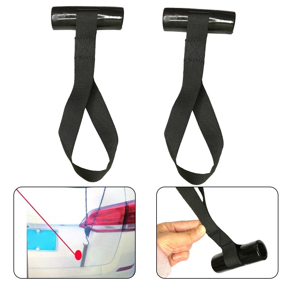 Easy to Use Quick Loop Tie Down Straps for Kayaks and Canoes 2 Pcs Black | eBay