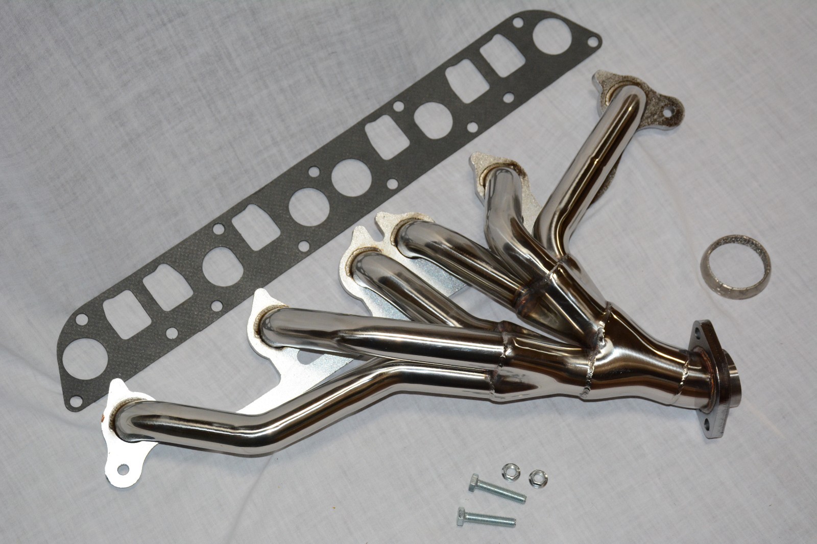 1991-99 JEEP WRANGLER GRAND CHEROKEE POLISHED STAINLESS HEADER TJ YJ XJ ...