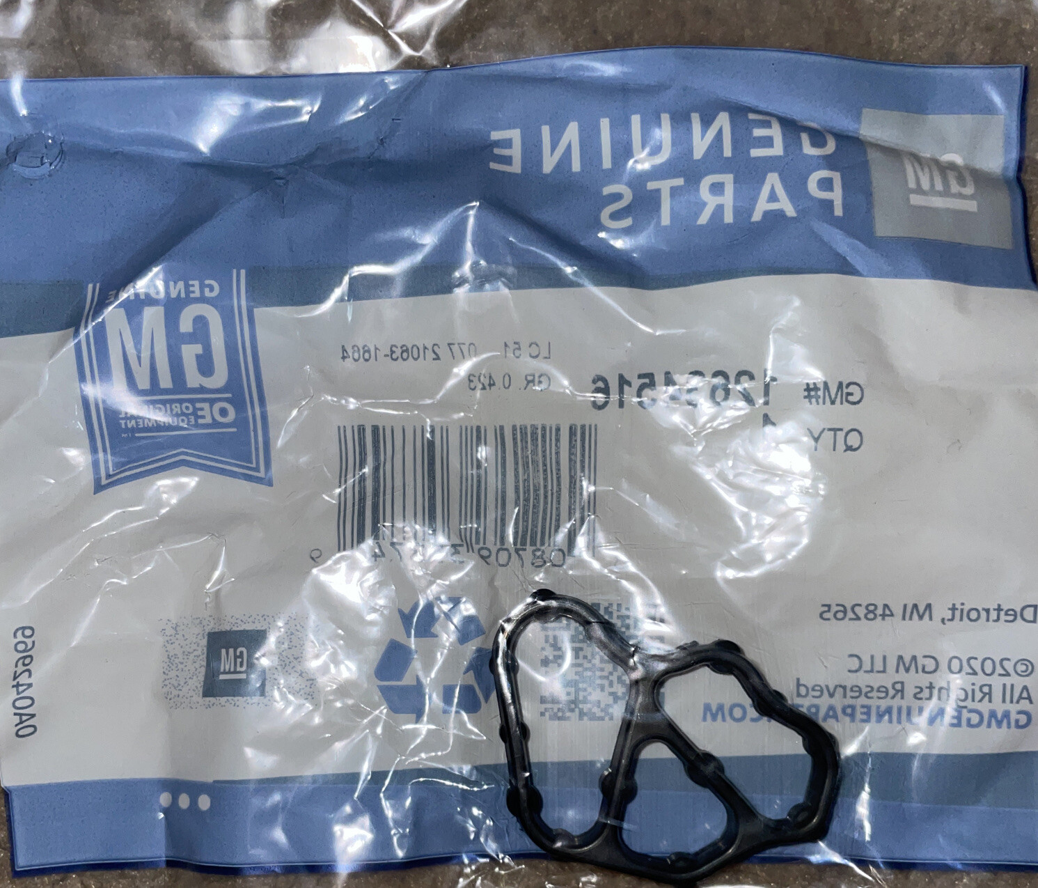 Engine Valve Cover Gasket GM Parts 12634516 | eBay