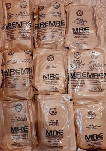 US Army EPA/MRE Original Verschweißt Menü 1-24 | eBay