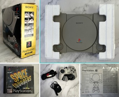 Original Sony PlayStation Audiophile SCPH-1002 PS1 Space Invaders ...