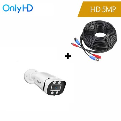 BULLET 5MP 3K CCTV CAMERA FULL HD OUTDOOR AHD WIRED NIGHT VISION WITH ...