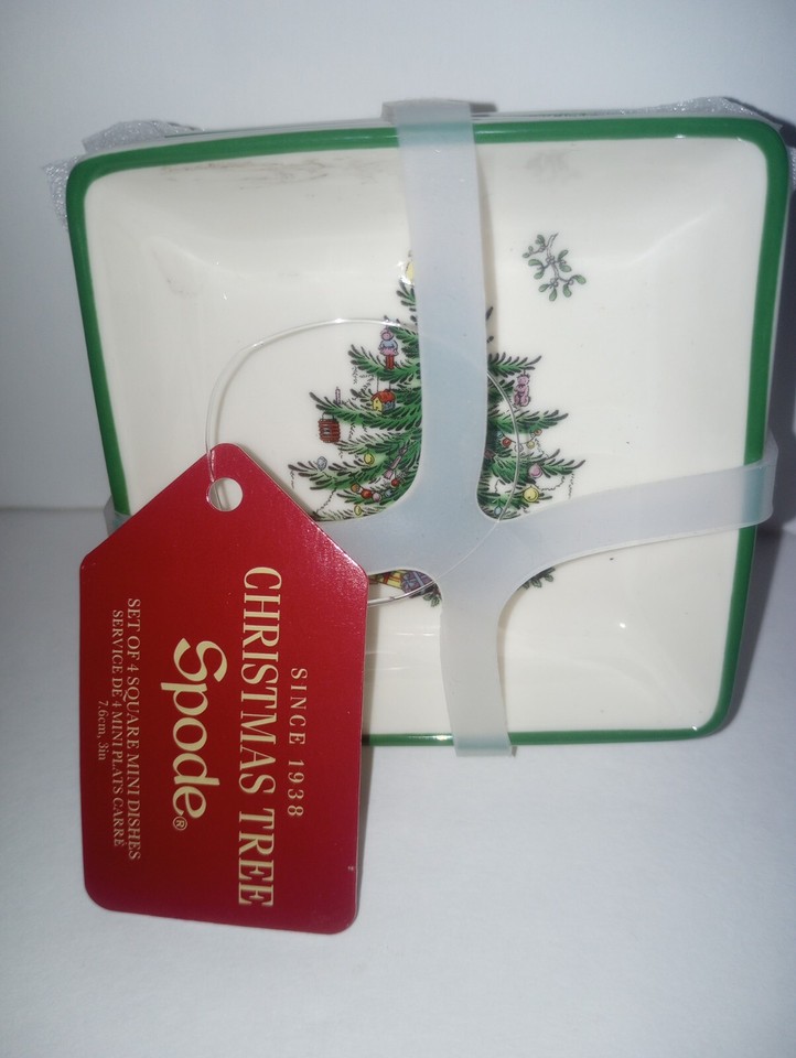 Lot Of 8 Spode England Christmas Tree Collection . New In Box. Never ...