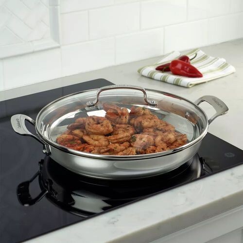Cuisinart Classic 12" Stainless Steel Everyday Pan with Cover - 8325 ...