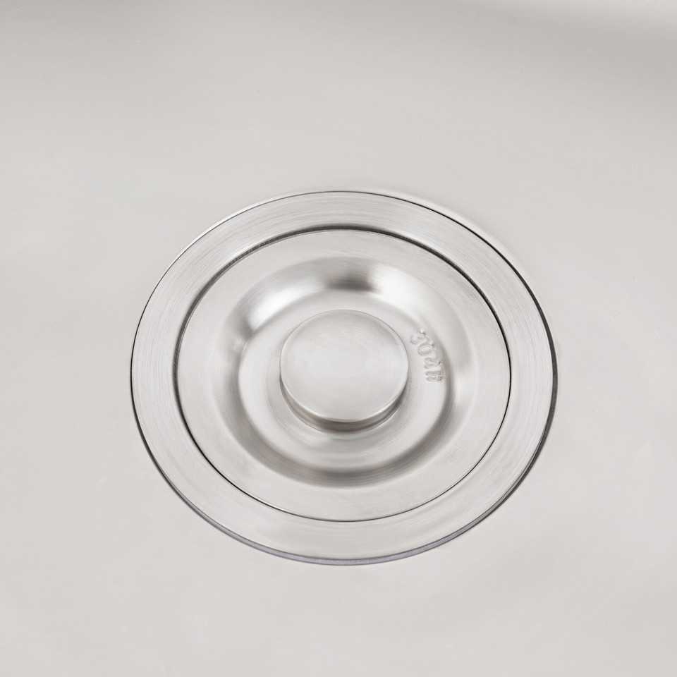 Stainless Steel Kitchen Sink Single Compartment Prep Table Freestanding ...