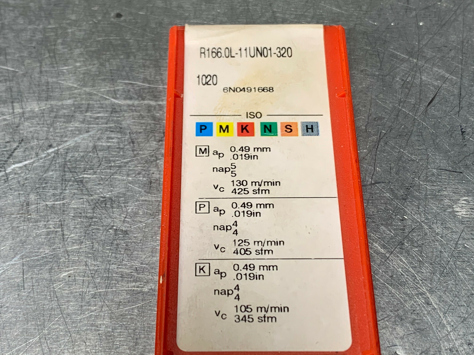 Sandvik R166.0L-11UN01-320 1020 Carbide Inserts Threading (2 Pieces) | eBay