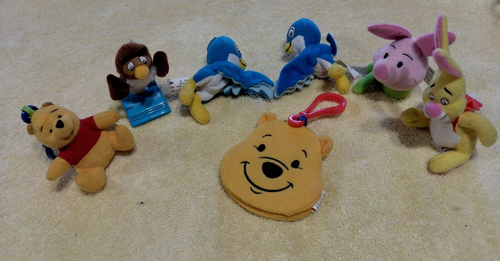 2001 McDonald's Book of Pooh Winnie the Pooh Owl Piglet Rabbit Kessie ...