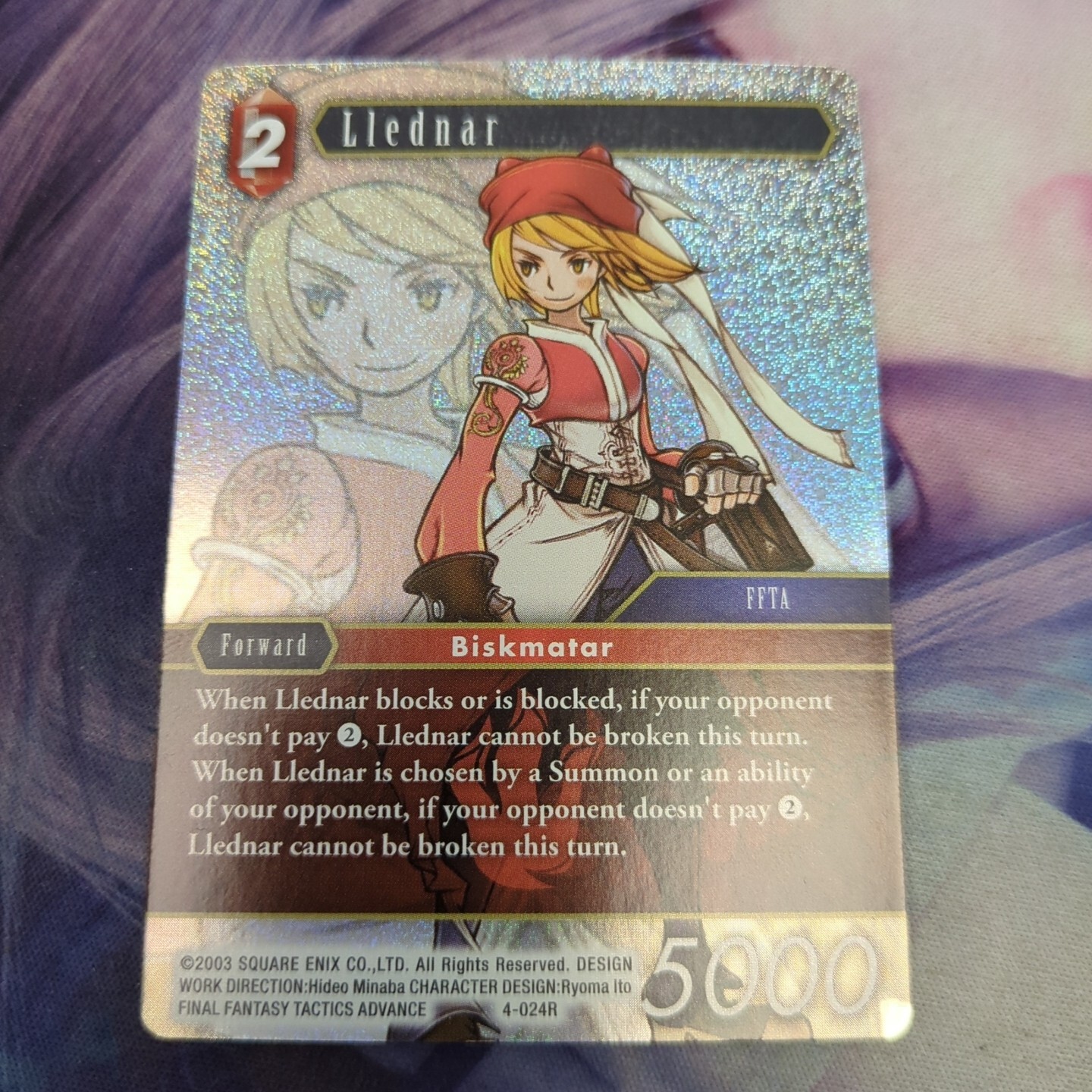 Final Fantasy TCG Opus IV Llednar 4-024R Foil | eBay