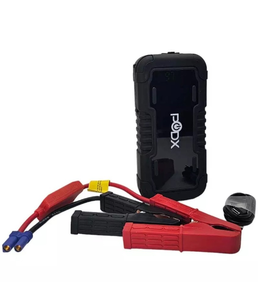 POD-XTREME Car Jump Starter Booster Jumper Box Power Bank Battery ...