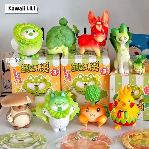 DODOWO Vegetable Fairy Series 3 Blind Box Confirmed Figure Hot Toys Kid ...