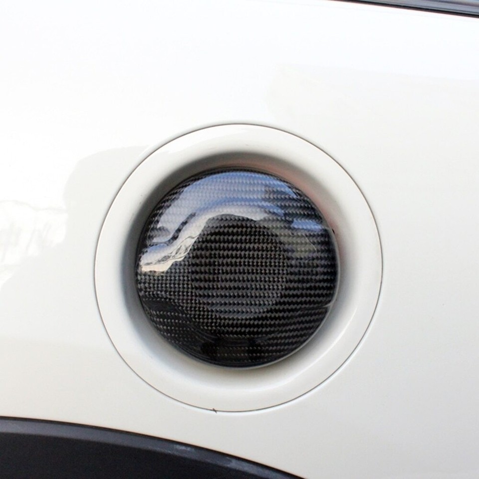 For Mini Cooper S F55 F56 F57 Carbon Fiber Gas Tank Fuel Cap Cover ...