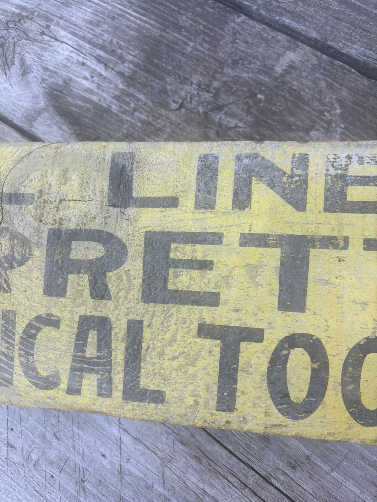 Antique Wooden Starrett Tools Trade Sign DUTT Bros BANGOR PA Primitive ...