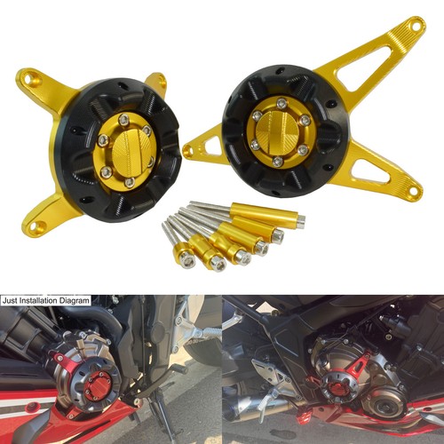 Gold Engine Cover Guards Crash Pad Protector For HONDA CB650R CBR650R ...