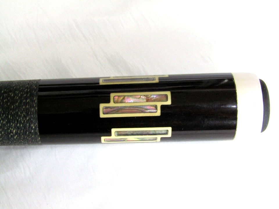 2008 JOSS Model N-07 Pool Billiard Cue Irish Linen Wrap Abalone MOP Bar ...
