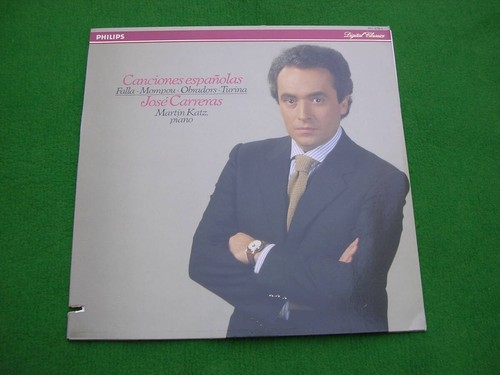 LP Germany Jose Carreras/ Canciones Espanolas//cut-out | eBay