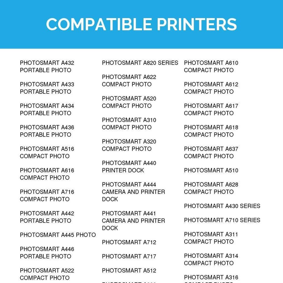 HP 110 CB304AN COLOR ink Cartridge for Photosmart A646 A310 A516 A526 ...