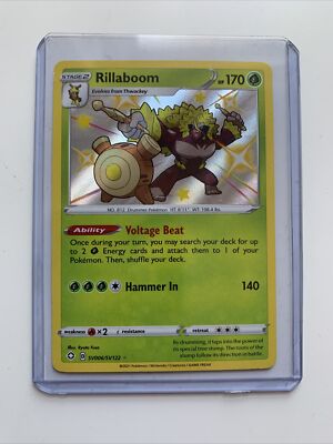 Shiny Rillaboom SV006/SV122 English Pokemon Shining Fates NM/M | eBay