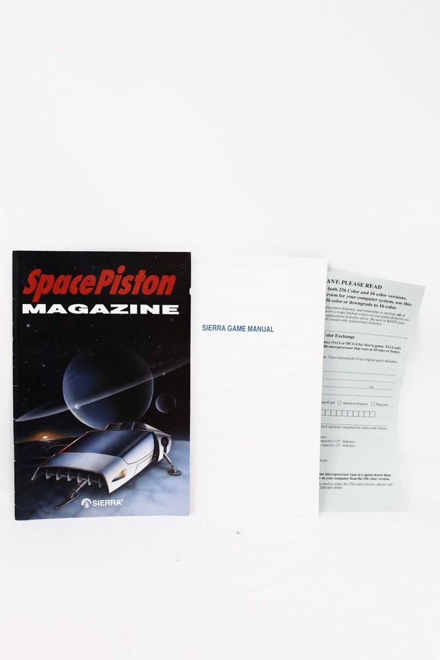 Space Quest IV Roger Wilco & The Time Rippers Big Box PC Game 5.25 IBM ...