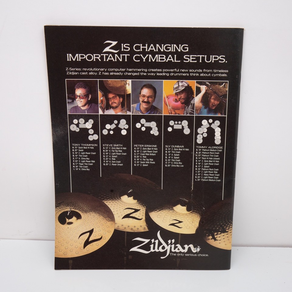 May 1986 Modern Drummer Magazine Craig Krampf Terry Williams Alex ...