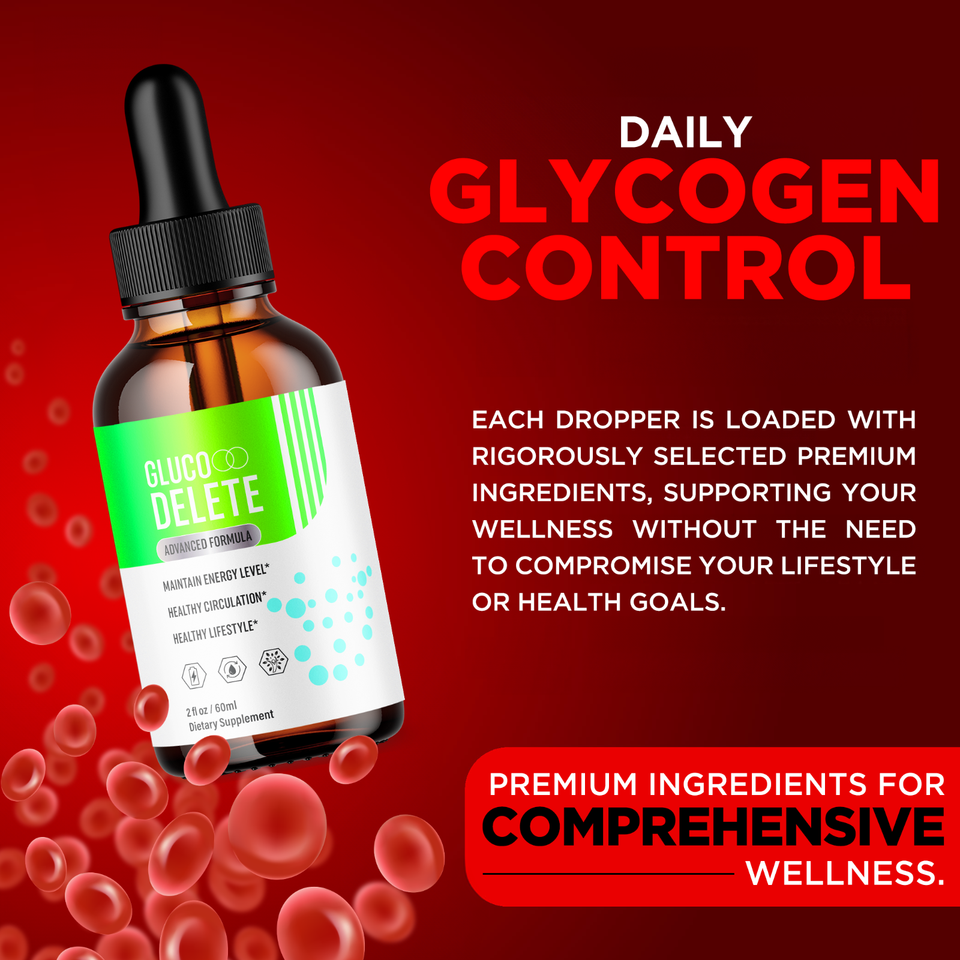 GLuco Delete Drops Advanced Formula Vitamin Supplement All Natural 30 ...