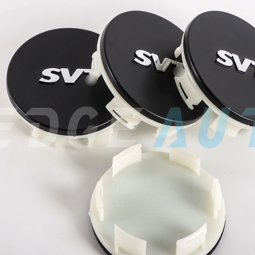 4PCS SET 65mm Black For SVT Wheel Center Hub Caps For 2001-2014 M ...