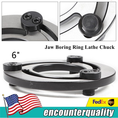 Jaw Boring Ring 6" 8" 10" 15" For CNC Lathe Chuck Soft Top Jaws Bore ...