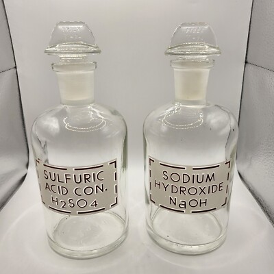 Bottles & Jars - Sodium Hydroxide